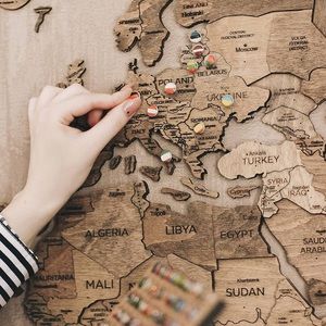 Wall Decor | 3d Wood World Map Wall Art Large Wall Dcor | Poshmark